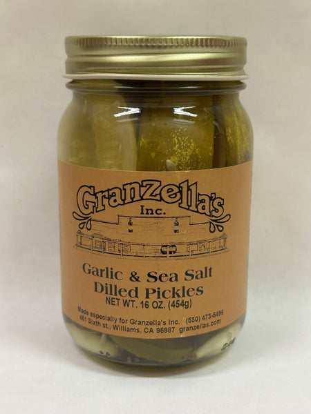 Garlic & Sea Salt Dilled Pickles – Granzellas